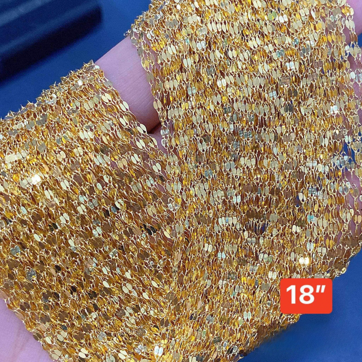 18k Gold Lightweight Chains – Sparkles.ph
