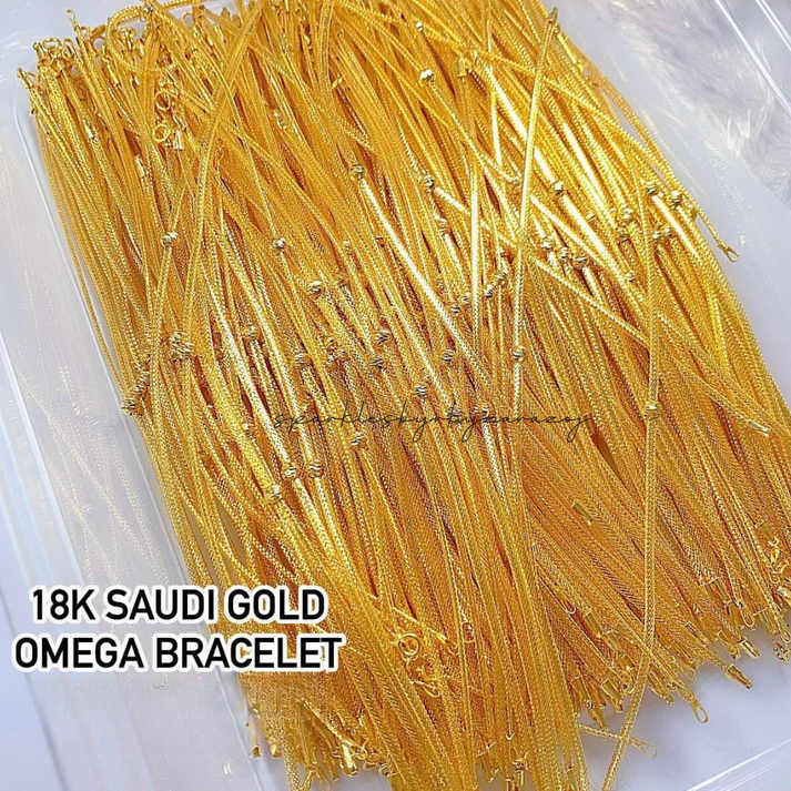 Omega Bracelet 18k Saudi Gold – Sparkles PH