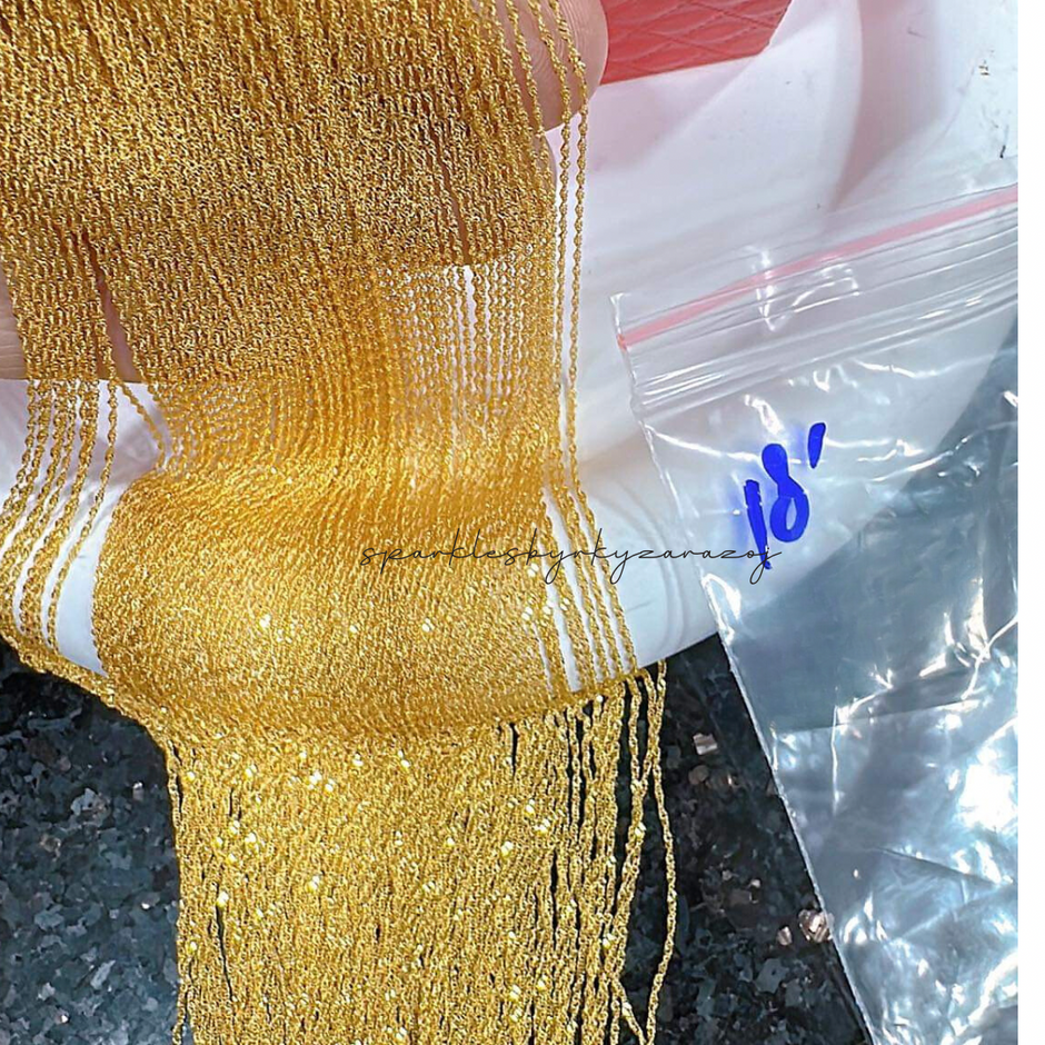 18k Gold Lightweight Chains – Sparkles PH