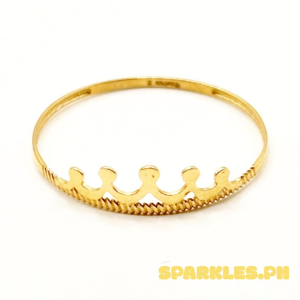 18k Saudi Gold Princess Ring - SKU-I9BELXFT – Sparkles PH