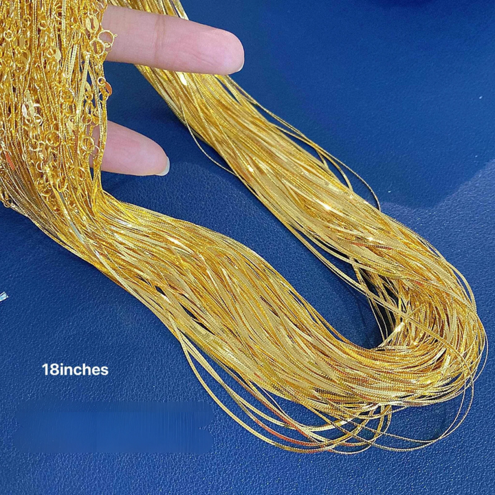 18k Gold Lightweight Chains – Sparkles PH