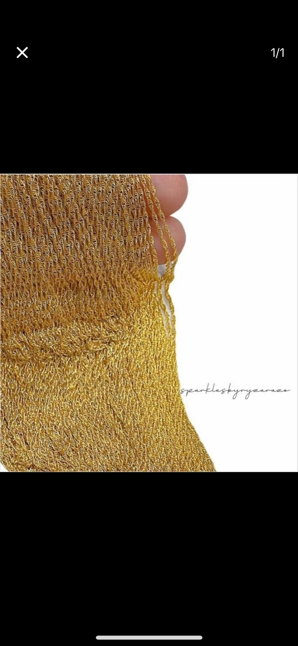 Lubid Style Chain 16” 18k Saudi Gold – Sparkles PH