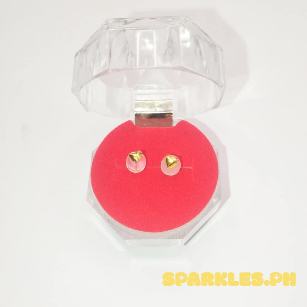 18k Saudi Gold Heart Style with Silicon Pakaw - SKU-GOU0U7CC – Sparkles PH