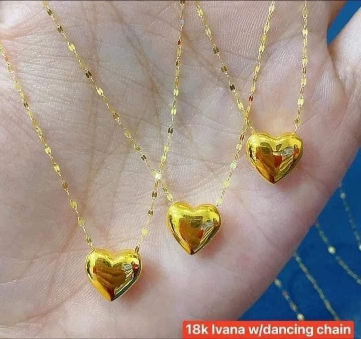 Small Ivana Pendant with 18 inches Dancing Chain – Sparkles PH